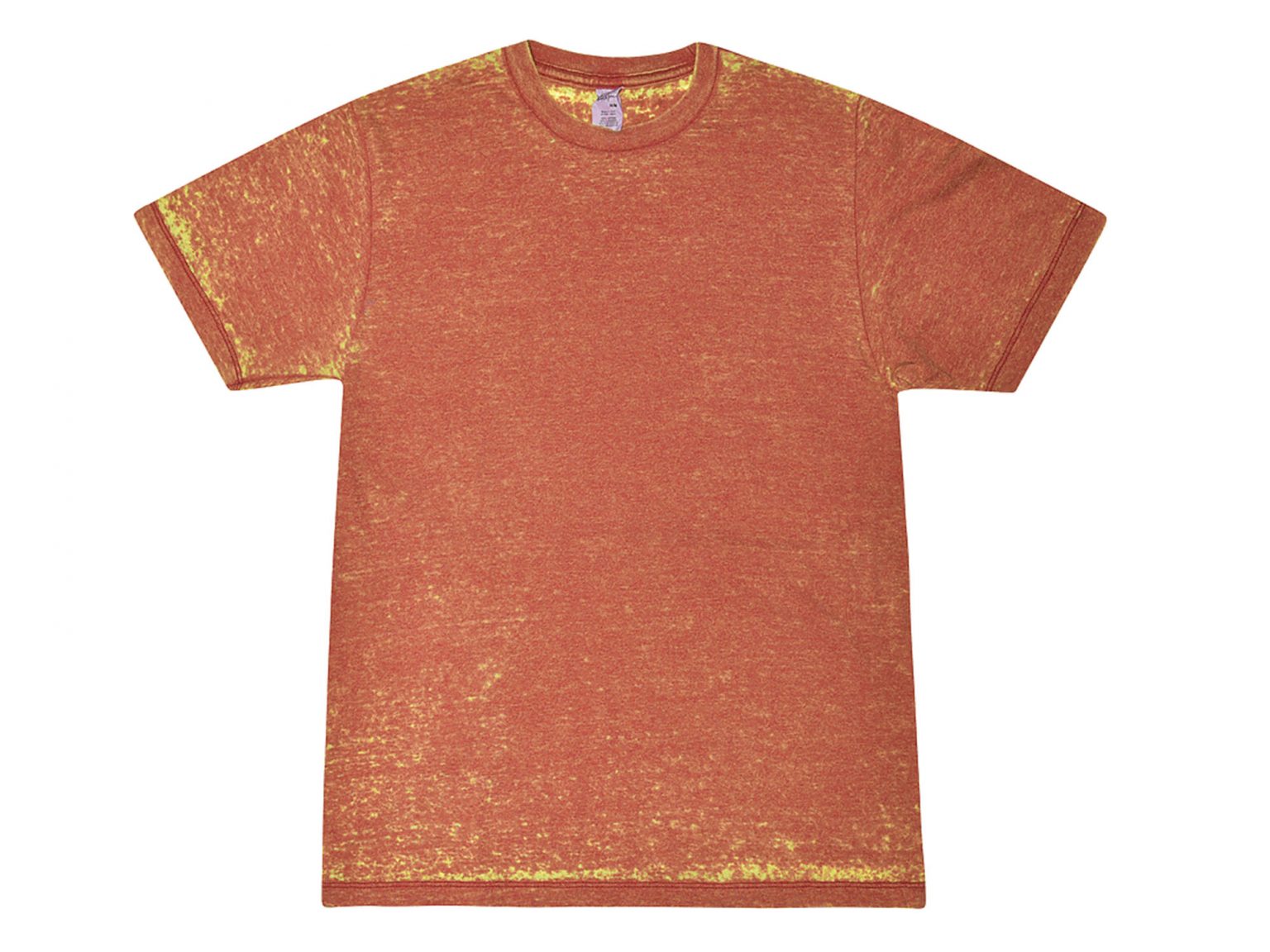 Rusty Red Acid Wash T-Shirt - Tie Dye Space