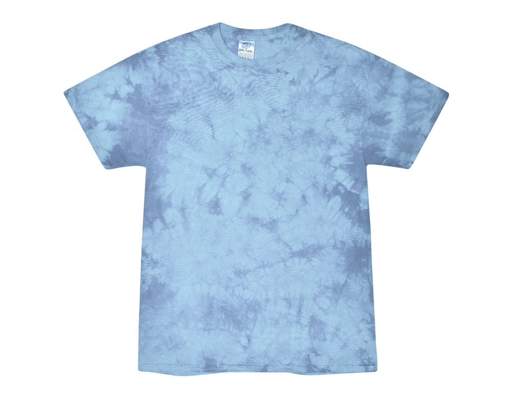 Carolina Blue Crystal Wash T-Shirt - Tie Dye Space